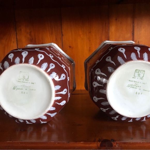 Tiffany & Co. | Accents | Rare Tiffany Co Este Italian Brown Ceramic ...